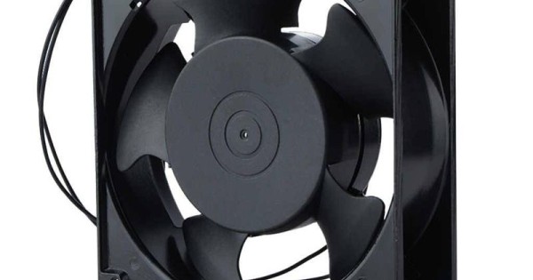 220V AC Power Cooling Fan 4.75" (12X12X3.8CM),(120MM Fan), Axial Metal ...