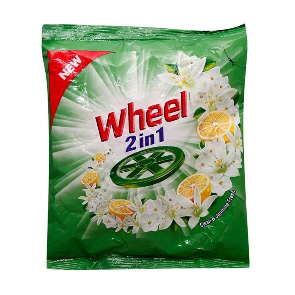 Active Wheel 2 in 1 Clean & Jashmine Fresh Detergent Powder 275gm