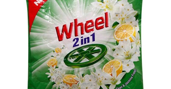 Active Wheel 2 in 1 Clean & Jashmine Fresh Detergent Powder 275gm