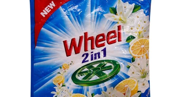Active Wheel 2 in 1 Clean & Lemon Fresh Detergent Powder 275gm